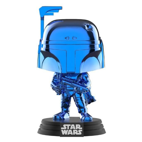 Funko Mania Funko Boba Fett Blue Chrome Star Wars Celebration 2019 Exclusive Star Wars Guerra